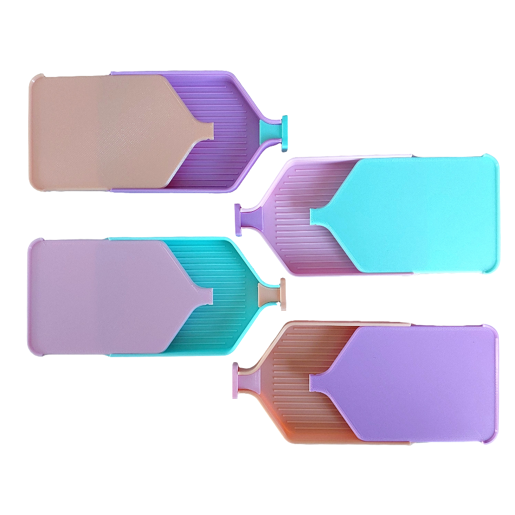 Luxury Set of 5 Stack-able Trays - Pastel Paradise – Pixel Pages